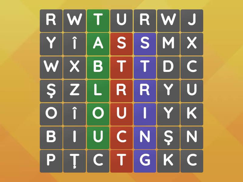Tipuri de date structurate - Wordsearch