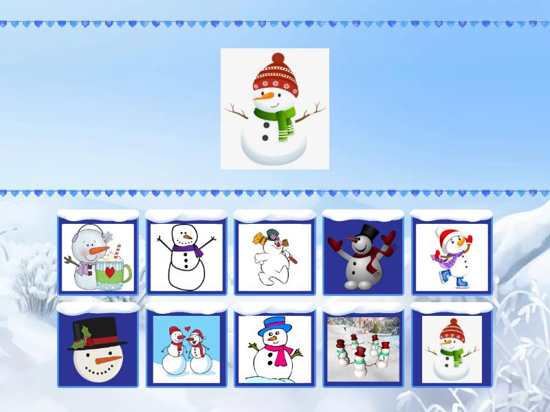 ing Snowman - Find the match