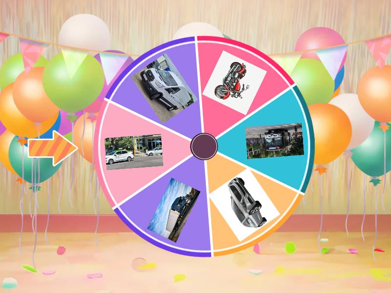 MEANS OF TRANSPORT - wheel - Spin the wheel