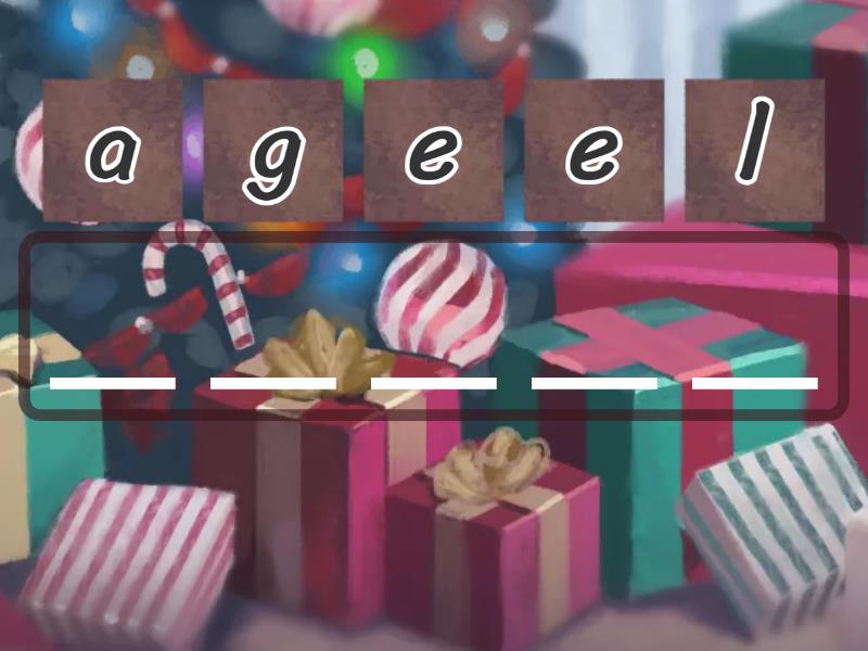 round -up starter - Anagram