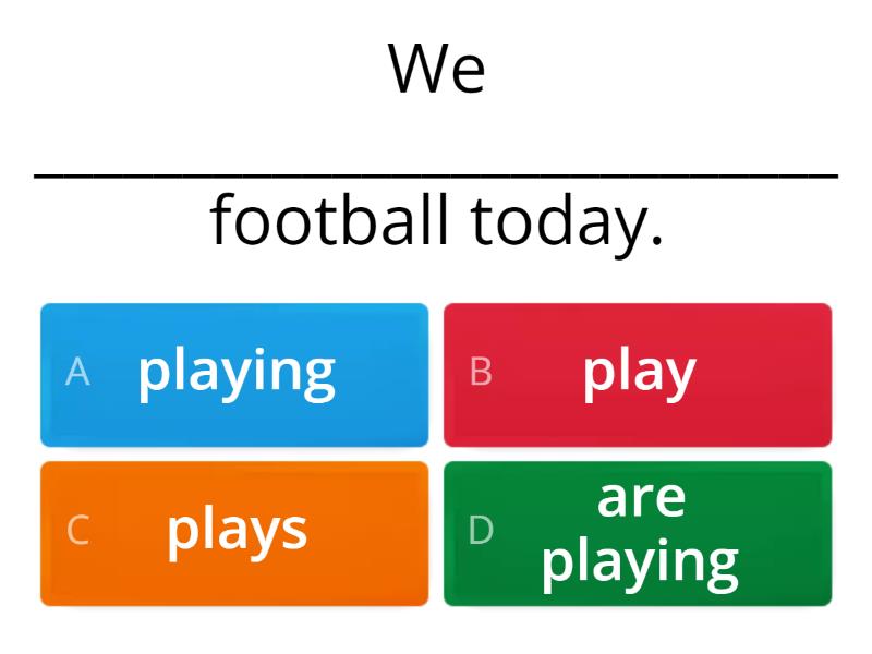 Present Continuous for future - Quiz