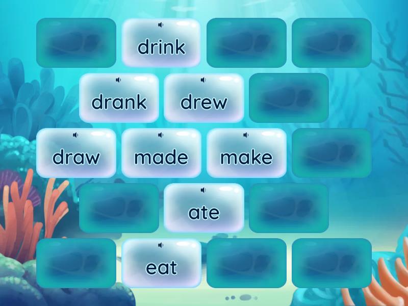 Spotlight 4 module 14 a magic moments irregular verbs - Matching pairs