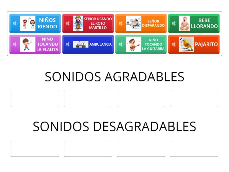 LOS SONIDOS - Group sort
