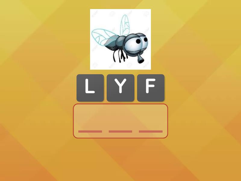 YLE MOVERS - Animals 1 - Anagram