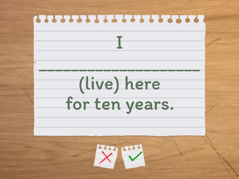 A2 Present Perfect - Flash cards