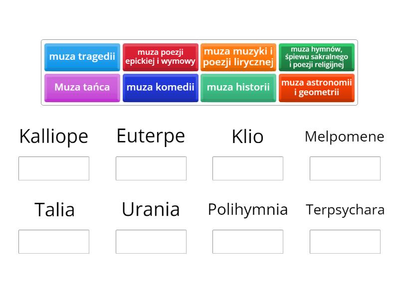 Muzy greckie - Group sort