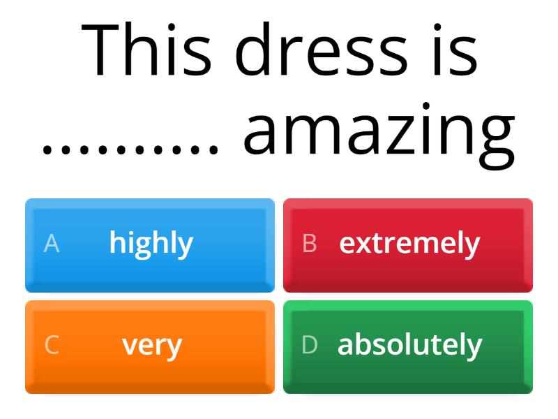 Choose the correct answer - Quiz