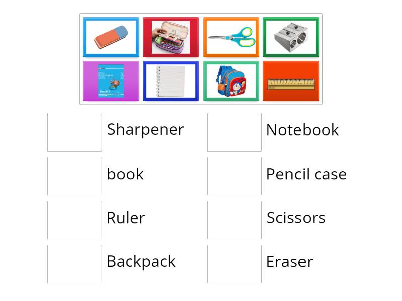 Classroom objects - Match up