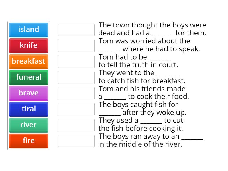Chapter 3_words - Match up