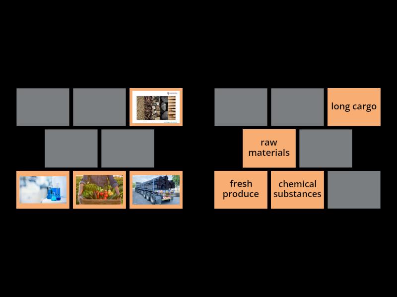 Cargo types - Matching pairs