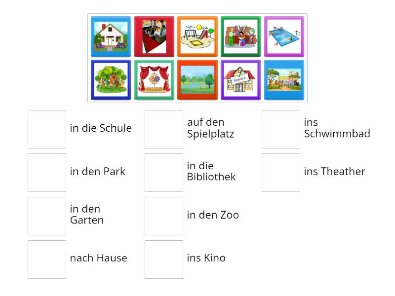 Wohin gehst du? - Match up