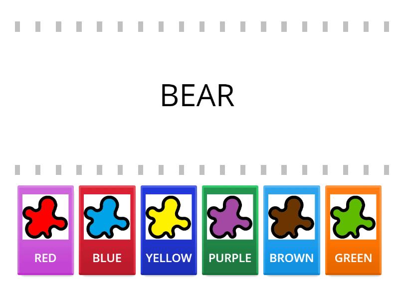 BROWN BEAR-colour match - Cada oveja con su pareja