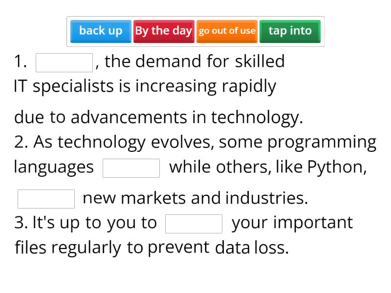 U4 English for IT (Part 1) - Missing word
