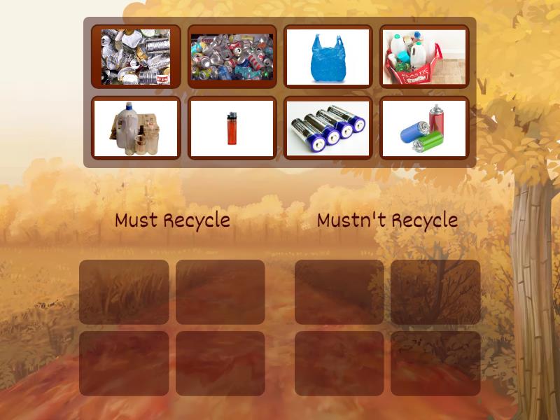 Recycle - Group sort