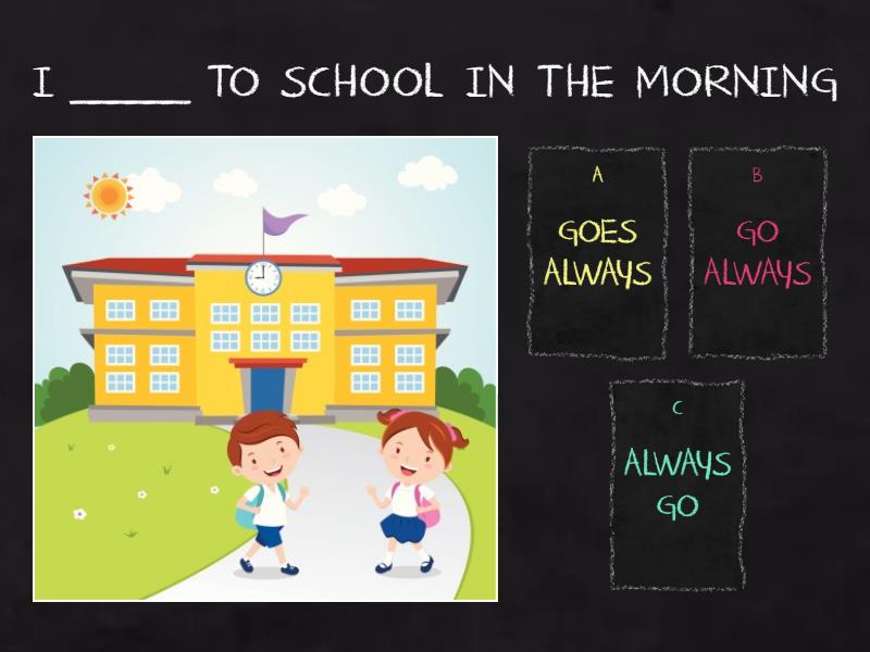 ADVERBS OF FREQUENCY & DAILY ROUTINE - PRESENT SIMPLE - Quiz