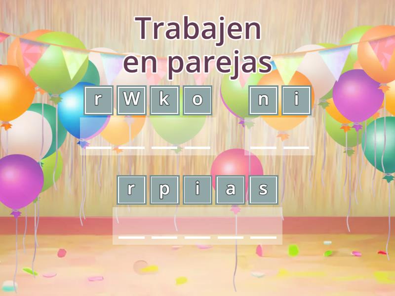 Classroom language - Anagram