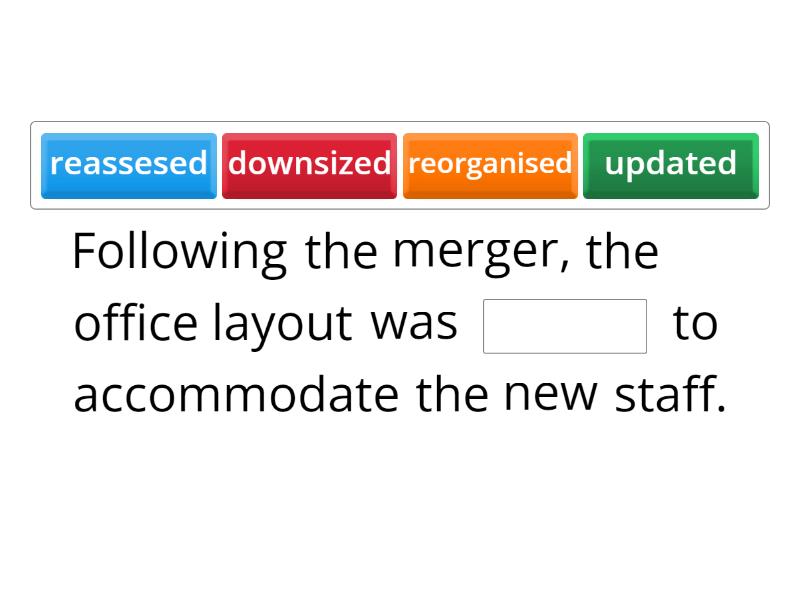 Describing change vocabulary sentences pre-int u3 - Complete the sentence