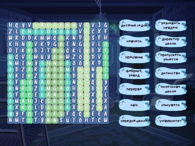 Level 4 Unit 3 lesson 3 - Wordsearch
