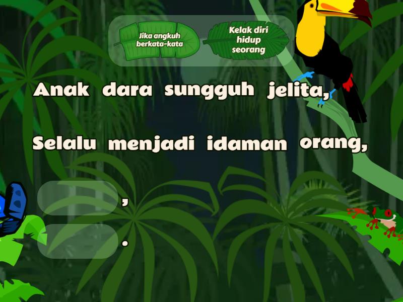 PANTUN NASIHAT - Missing word