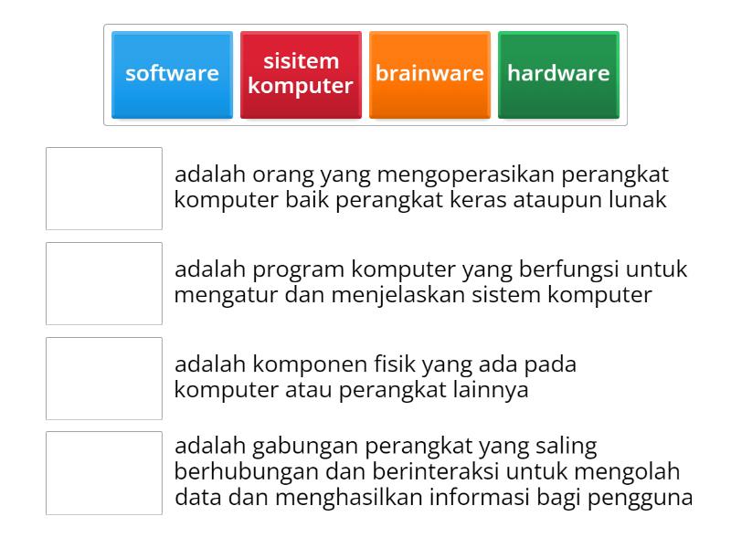 sistem komputer - Match up