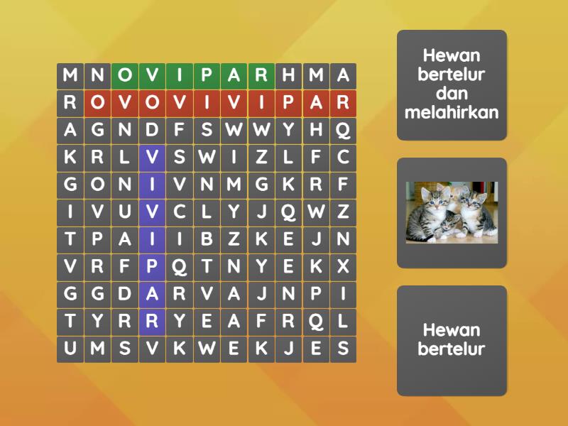 Latihan IPA - Wordsearch