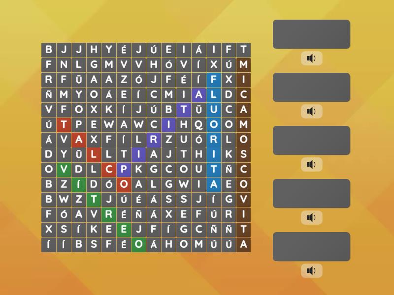 Los minerales y las rocas propiedades - Sopa de letras