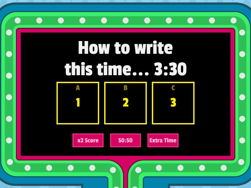 The time - Gameshow quiz