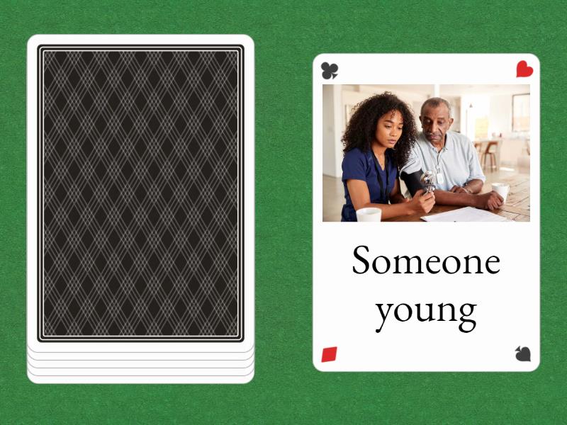 Mention someone... - Speaking cards
