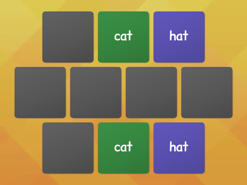 Dr. Seuss -- CVC Word Match #1 - Parejas