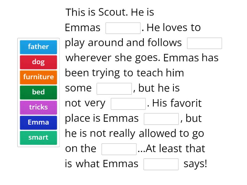 Scout - Complete the sentence
