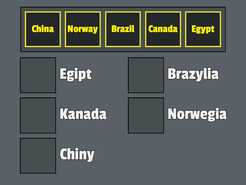 COUNTRIES - INTRODUCTION - Match up