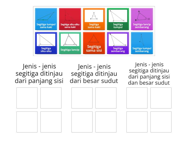 Jenis - Jenis Segitiga - Group sort