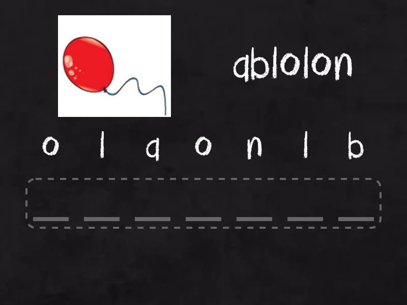 FF2 - Unit 7 - Vocabulary - Anagram