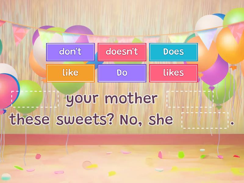 FF 2 Unit 7 , grammar (do/ does + like/likes ) - Complete the sentence