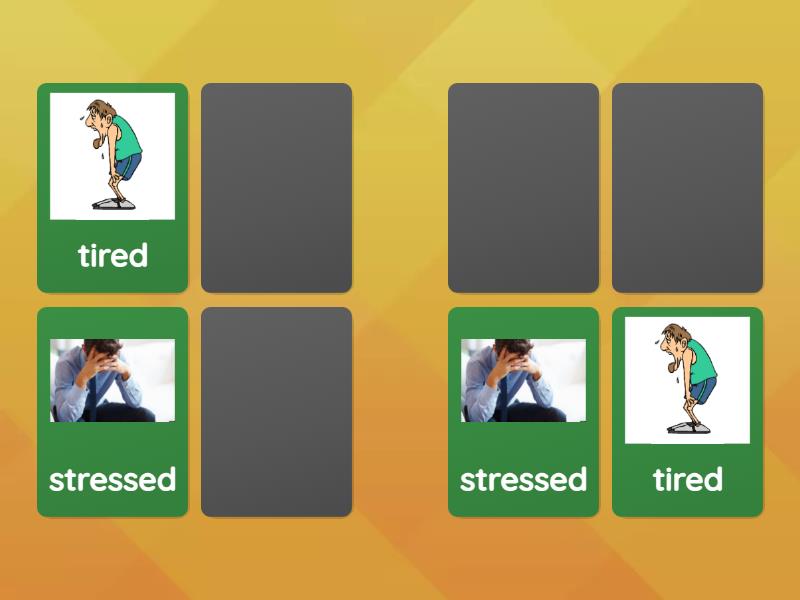 How do you feel when....... ? - Matching pairs