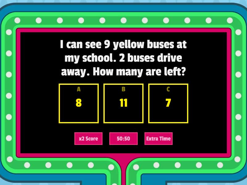 BK-Subtraction Word Problems - Concurso de preguntas