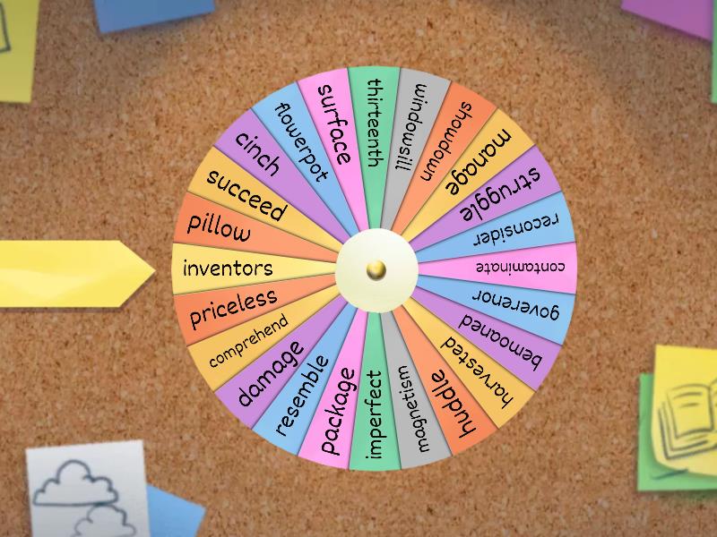 REWARDS Lesson 9 Activities E & H - Spin the wheel
