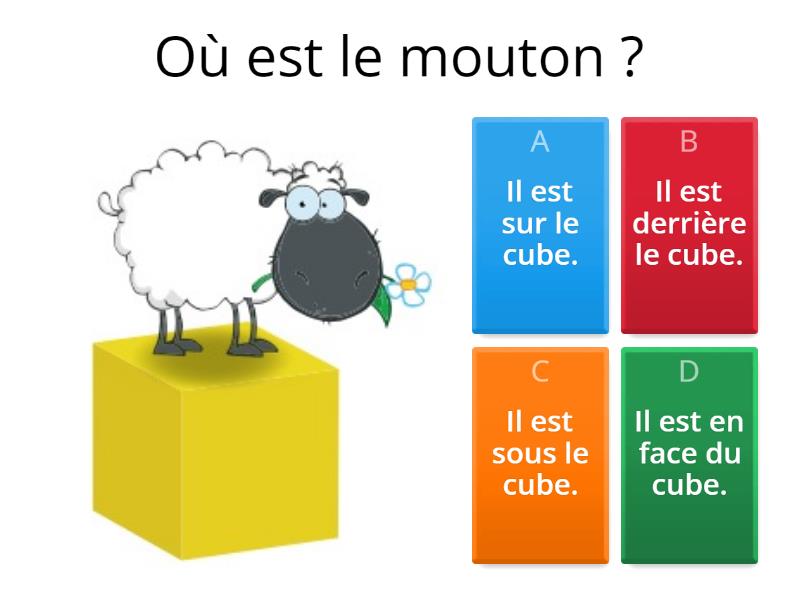 Les prépositions de lieu - Quiz