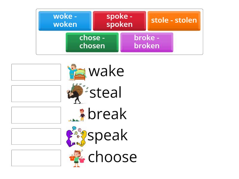 MATCH irregular verbs+ (part 1) - Match up