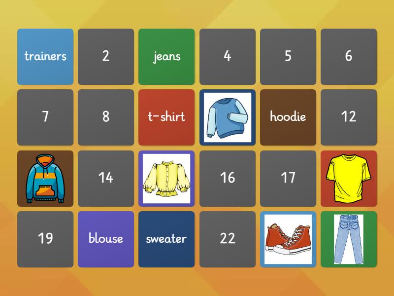 Memory_Clothes_E1 - Matching pairs