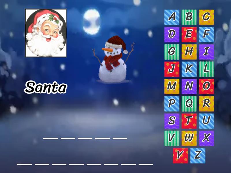 Santa Words - Hangman