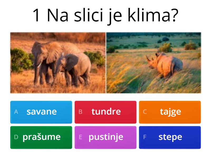 Klima fotografije - Kviz