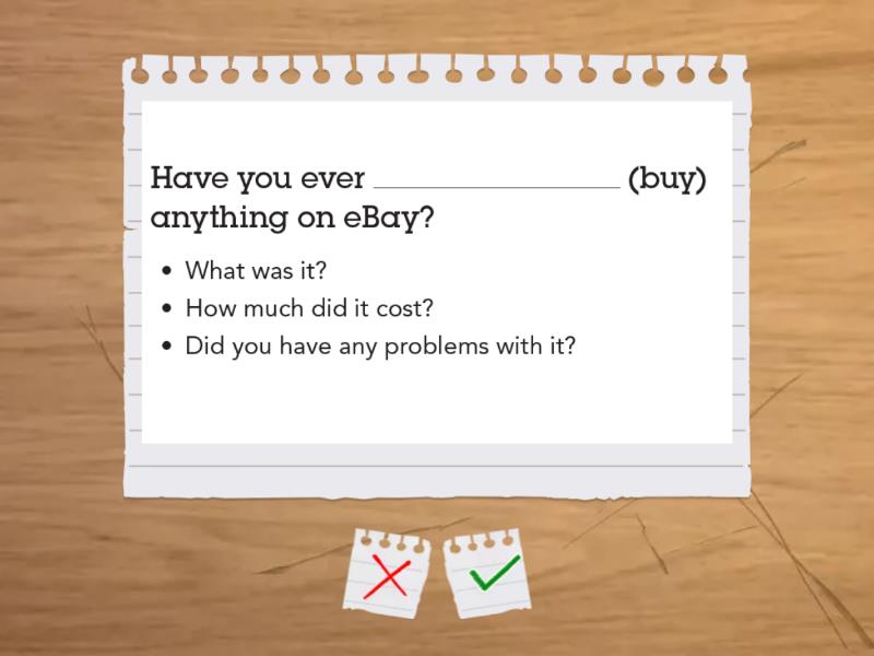 Present Perfect & Past Simple - Flash cards