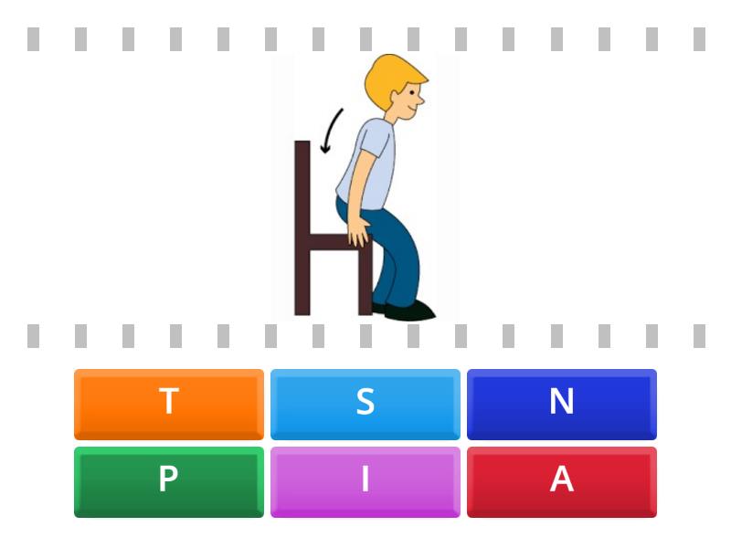 Phonics Set 1 - S, A, T, P, I, N (click the write tiles) - Find the match