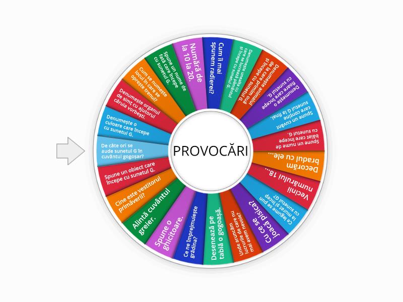 Sunetul G - Spin the wheel