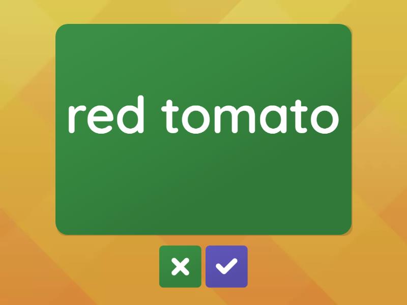 Red - Flash cards