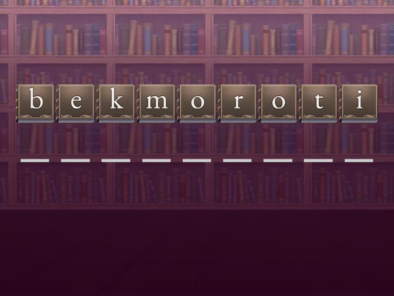 unit 6 stay safe - Anagram