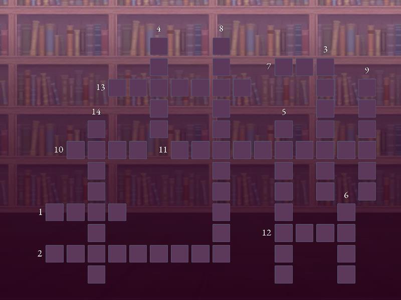 Studio 3 module 4 leçon 1 - Crossword