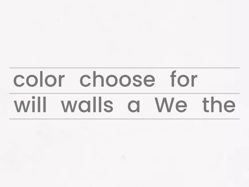 Abstract vowels ew, oo - Unjumble