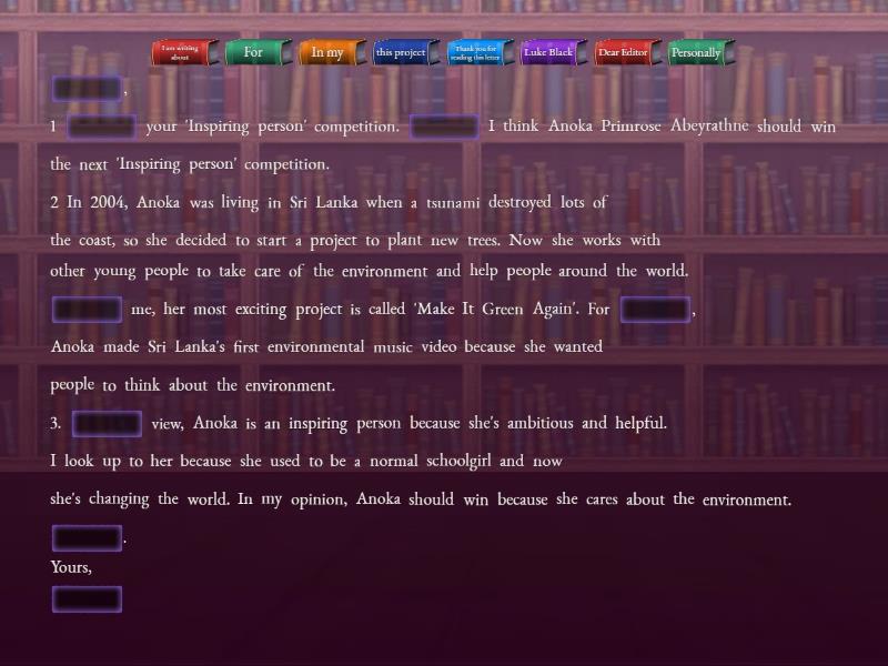 Own it 3 Unit 1 Writing - Complete the sentence